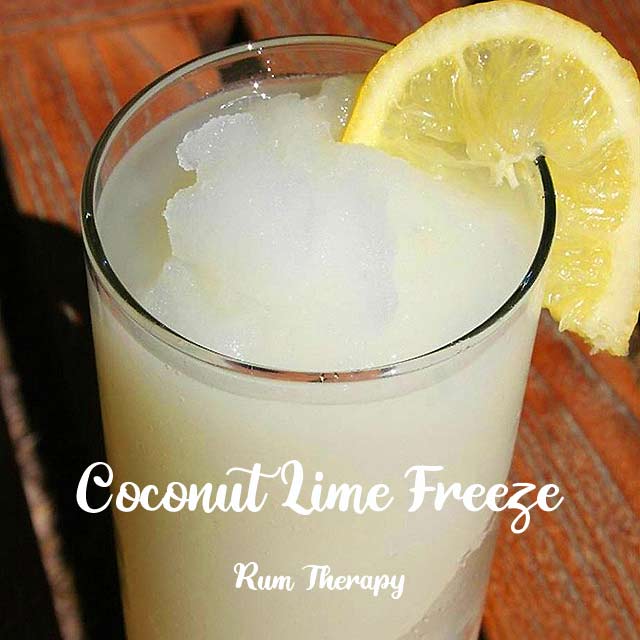 Coconut Lime Freeze | Rum Therapy