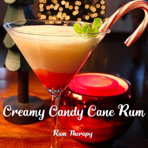 Creamy Candy Cane Rum | Rum Therapy